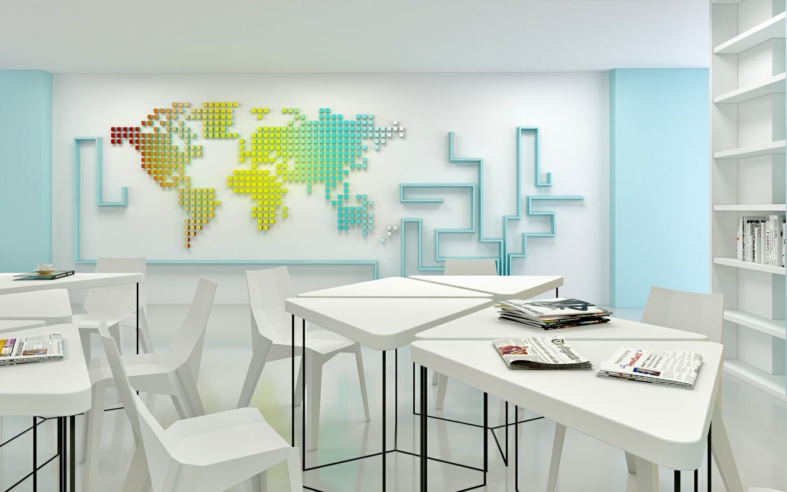 Public learning space design | Interior Designio