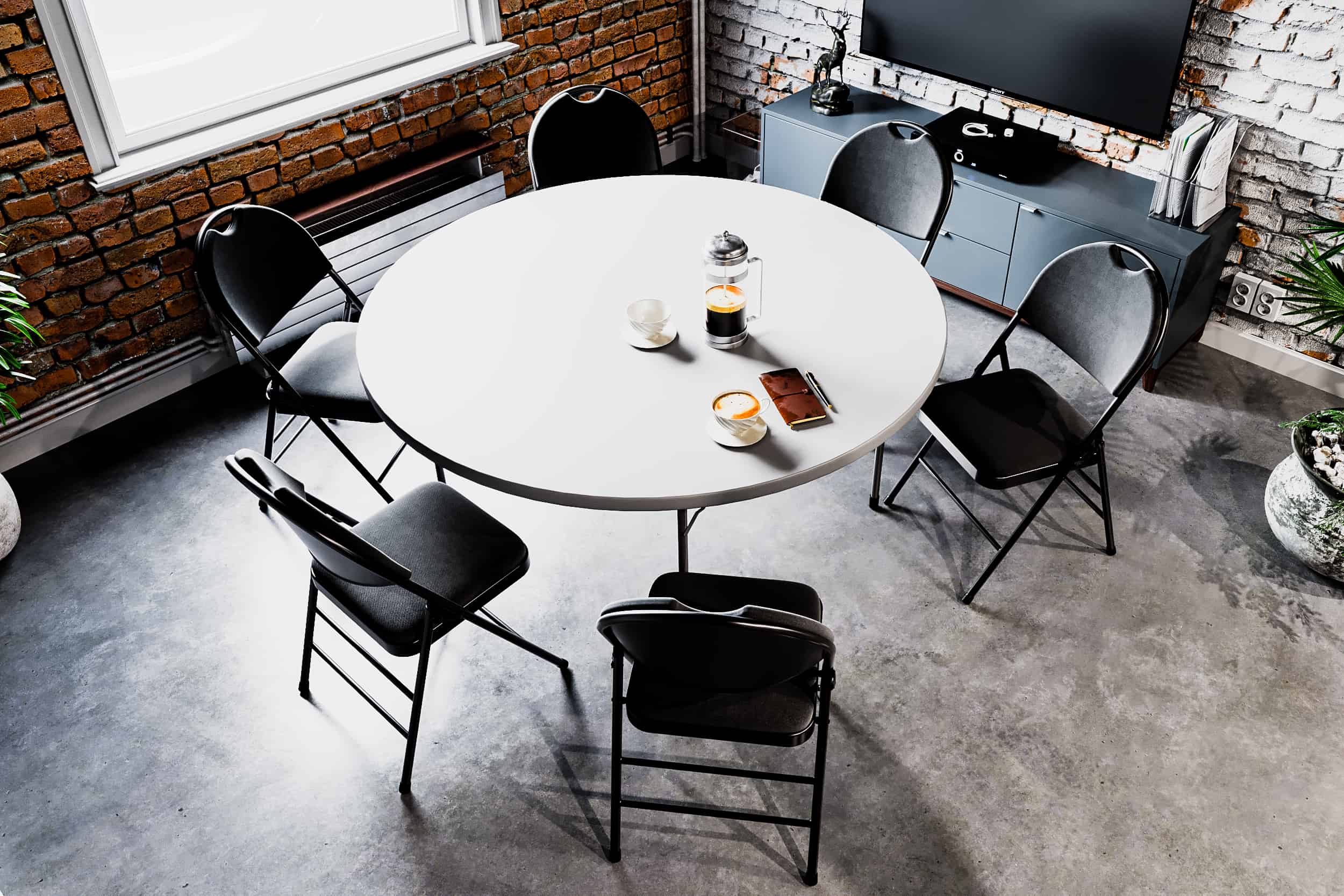 Small Rustic Office Design | Interior Designio