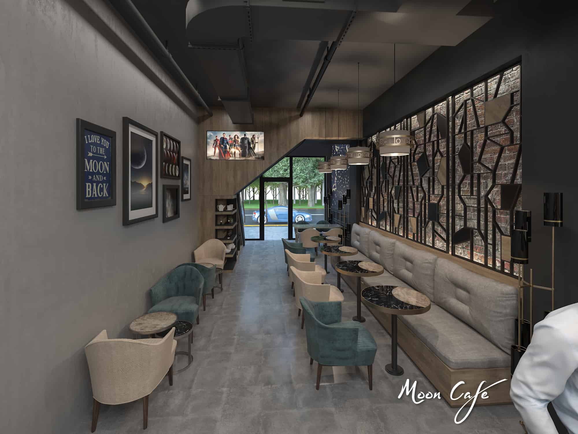 Moon Cafe | Interior Designio