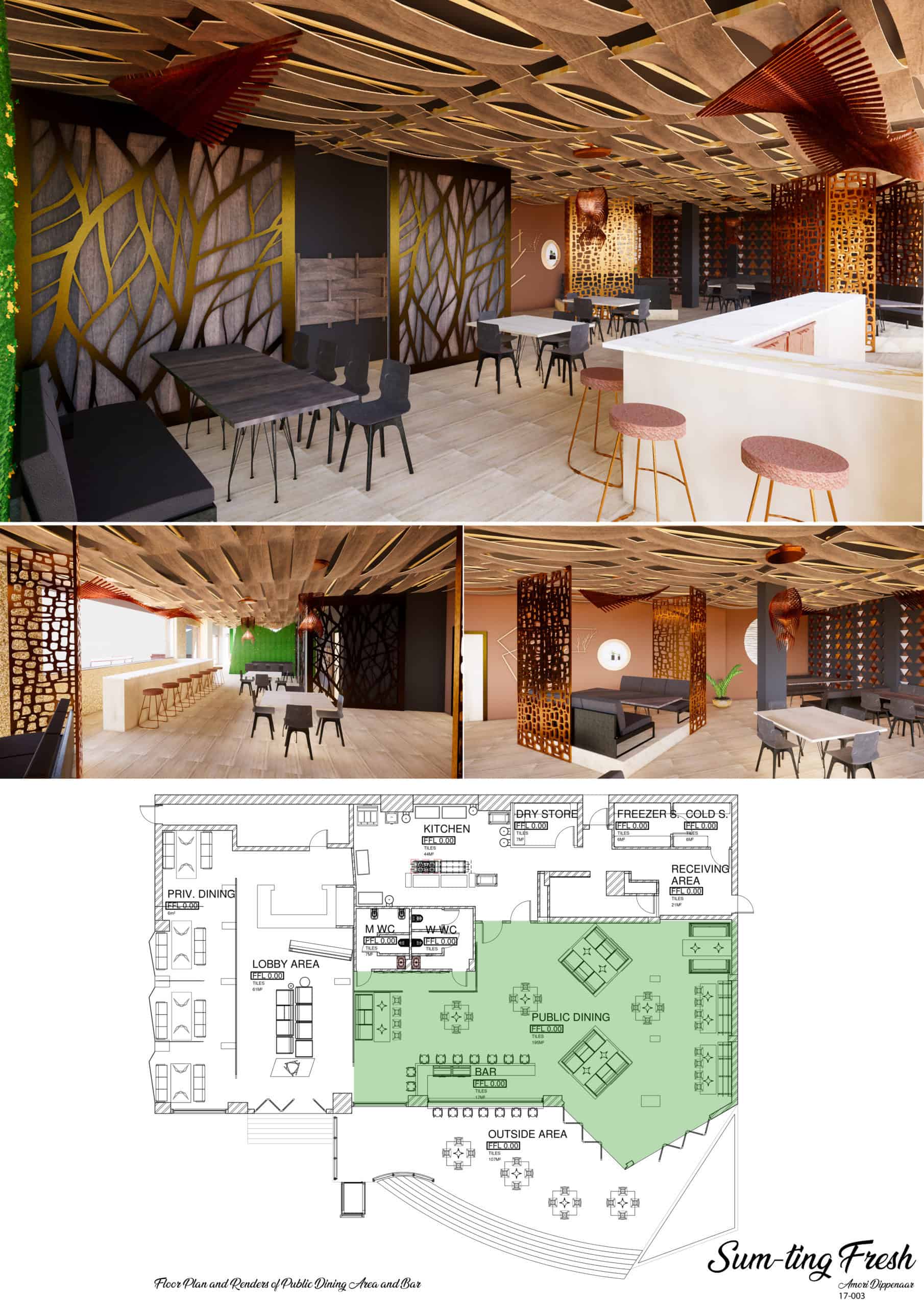 Restaurant Project - Sum-ting Fresh | Interior Designio