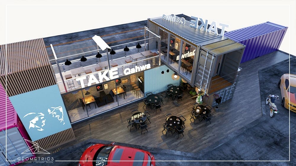 Take Qahwa Cafe` | Interior Designio