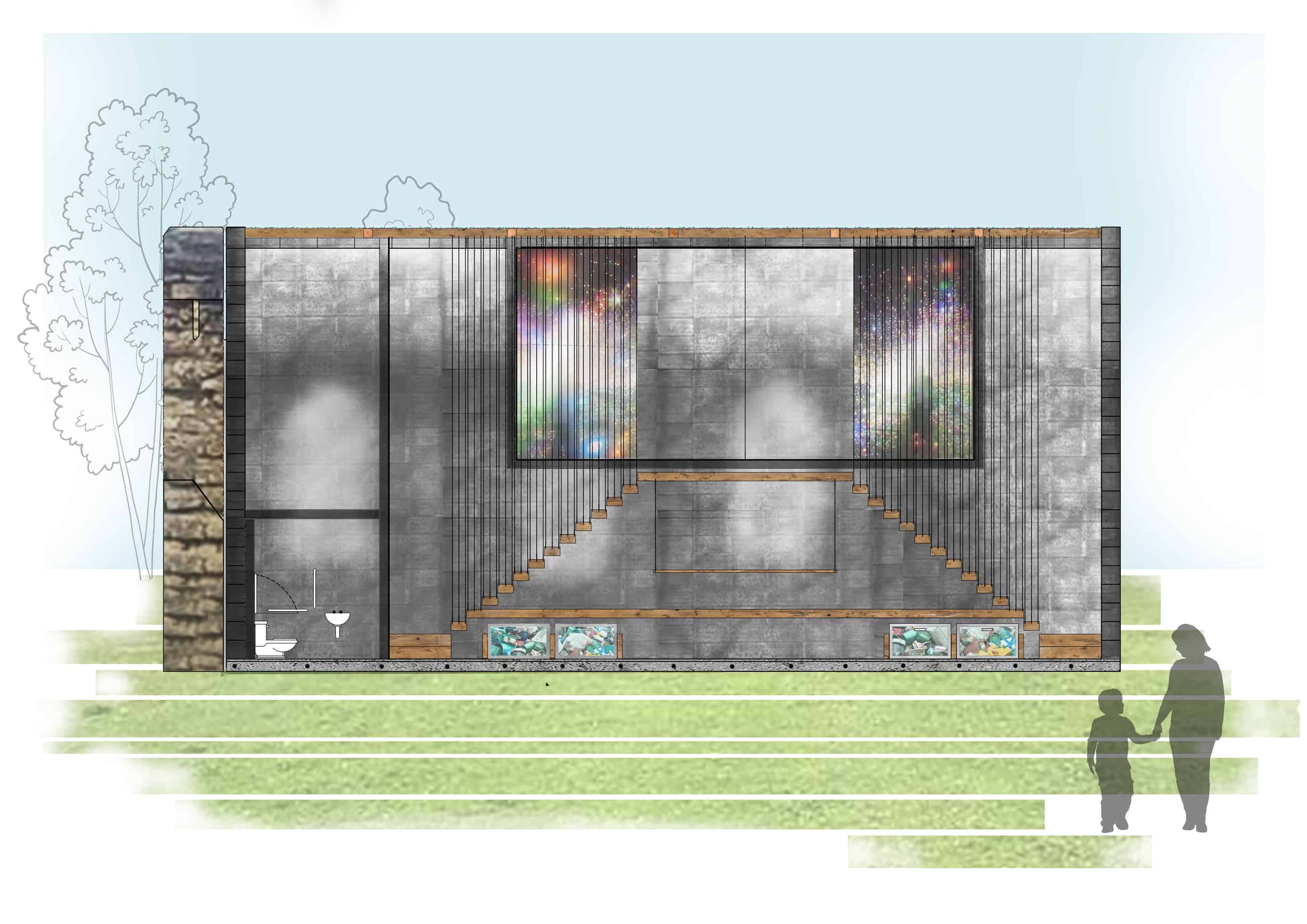 Recycling Projection House | Interior Designio