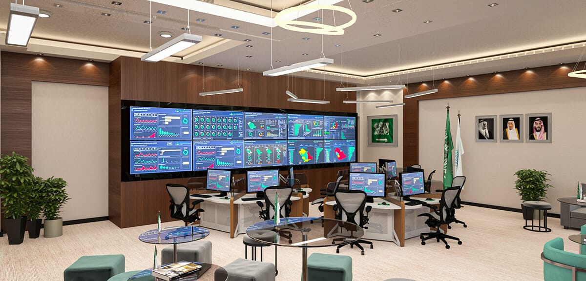 Saudi Health Council's Command Center | Interior Designio