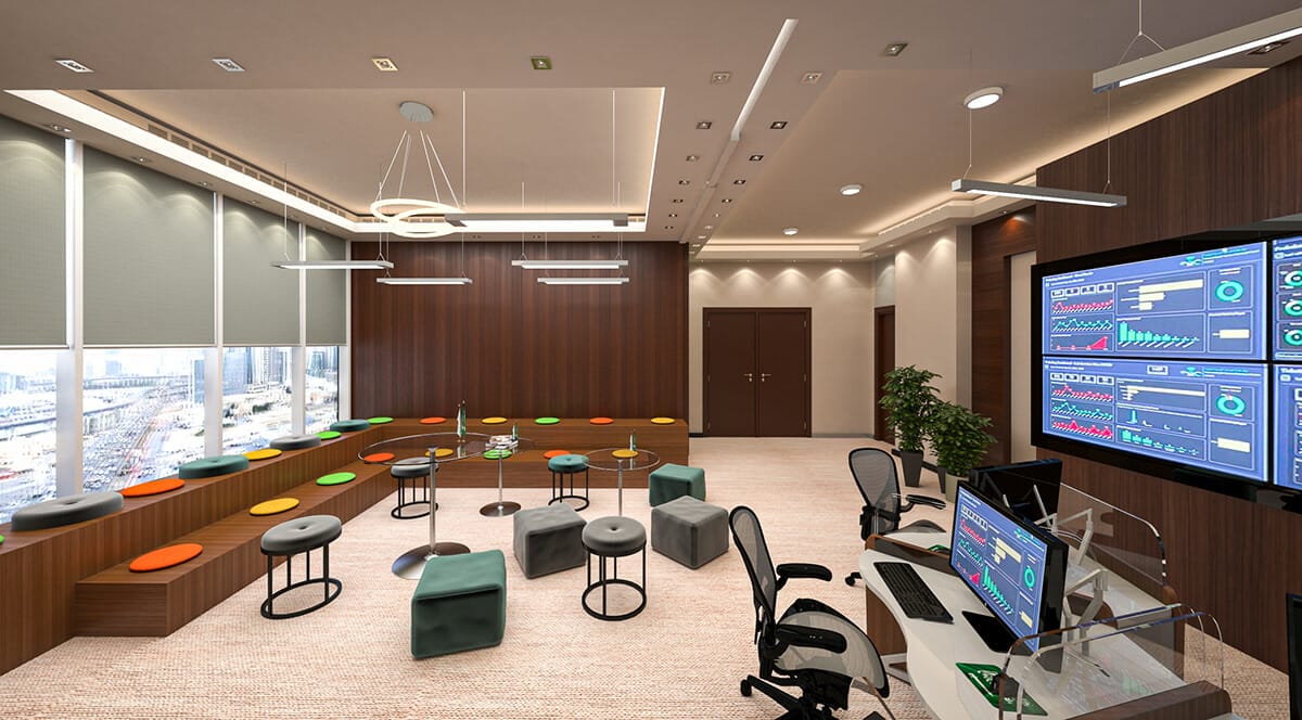 Saudi Health Council's Command Center | Interior Designio