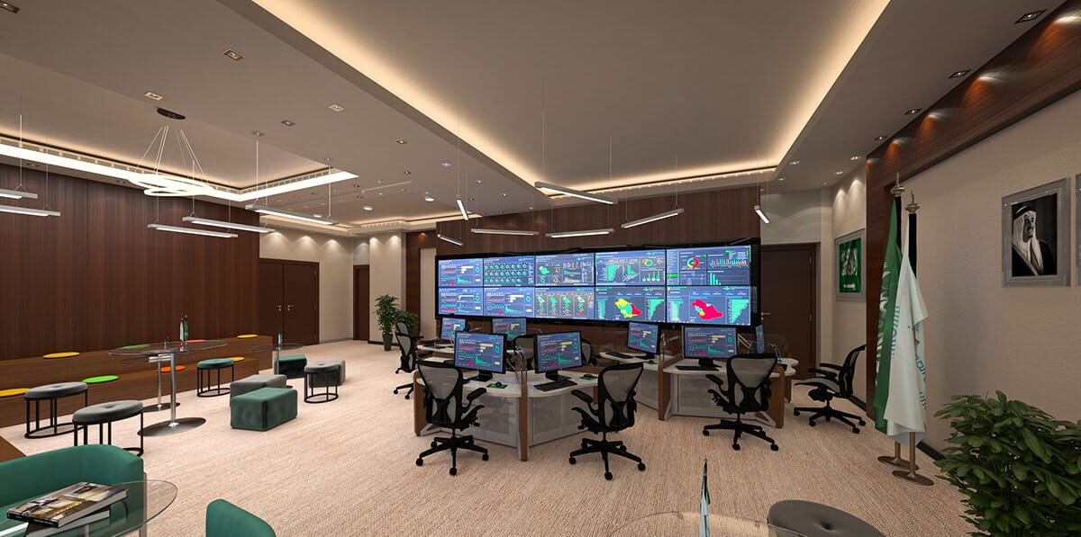 Saudi Health Council's Command Center | Interior Designio