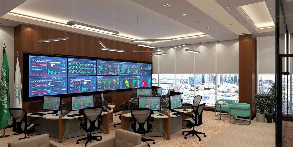 Saudi Health Council's Command Center | Interior Designio