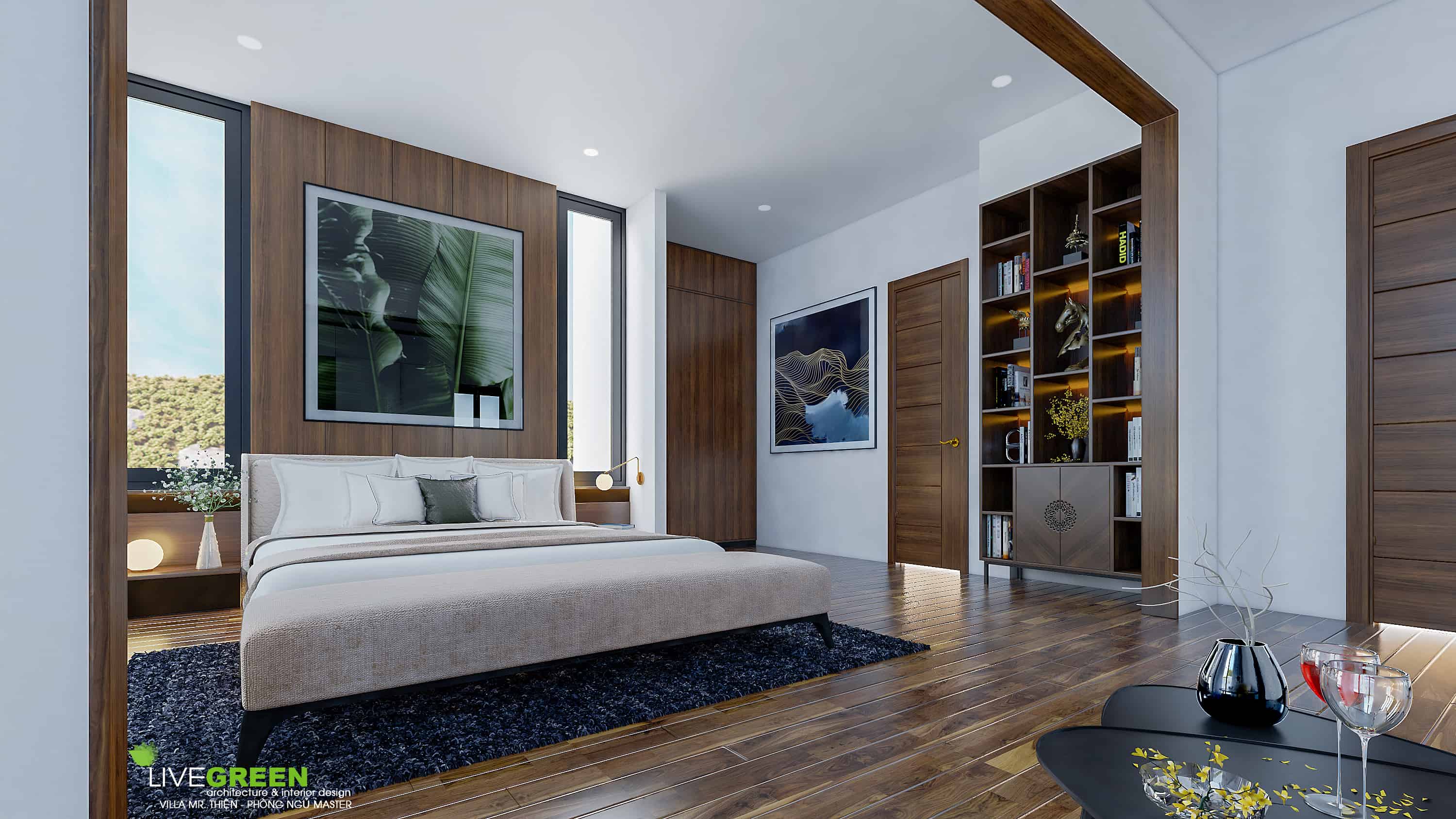 Luxury living room & master bedroom | Interior Designio