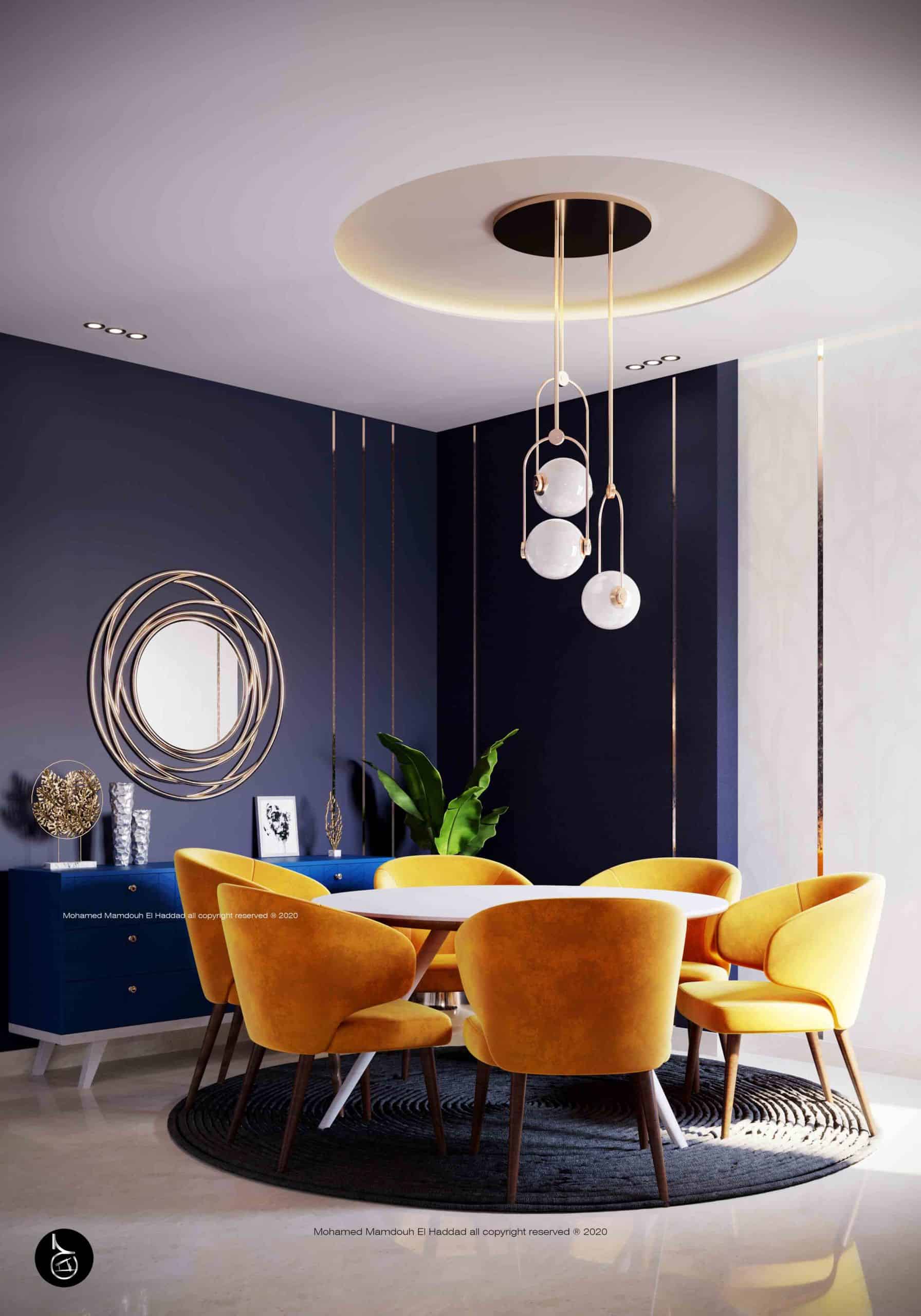 The Blue Gold Flat | Interior Designio