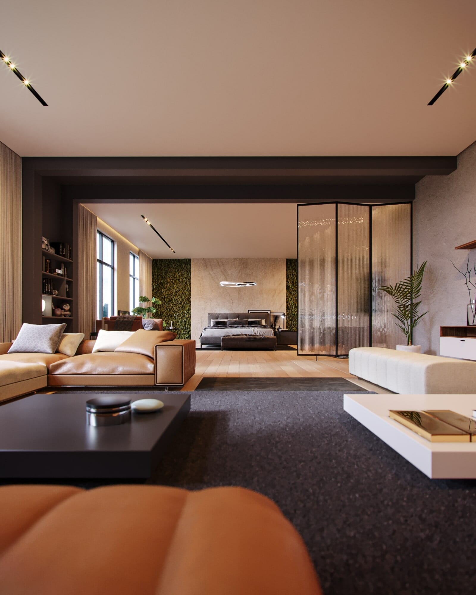 Skyscraper Master Bedroom V2 | Interior Designio