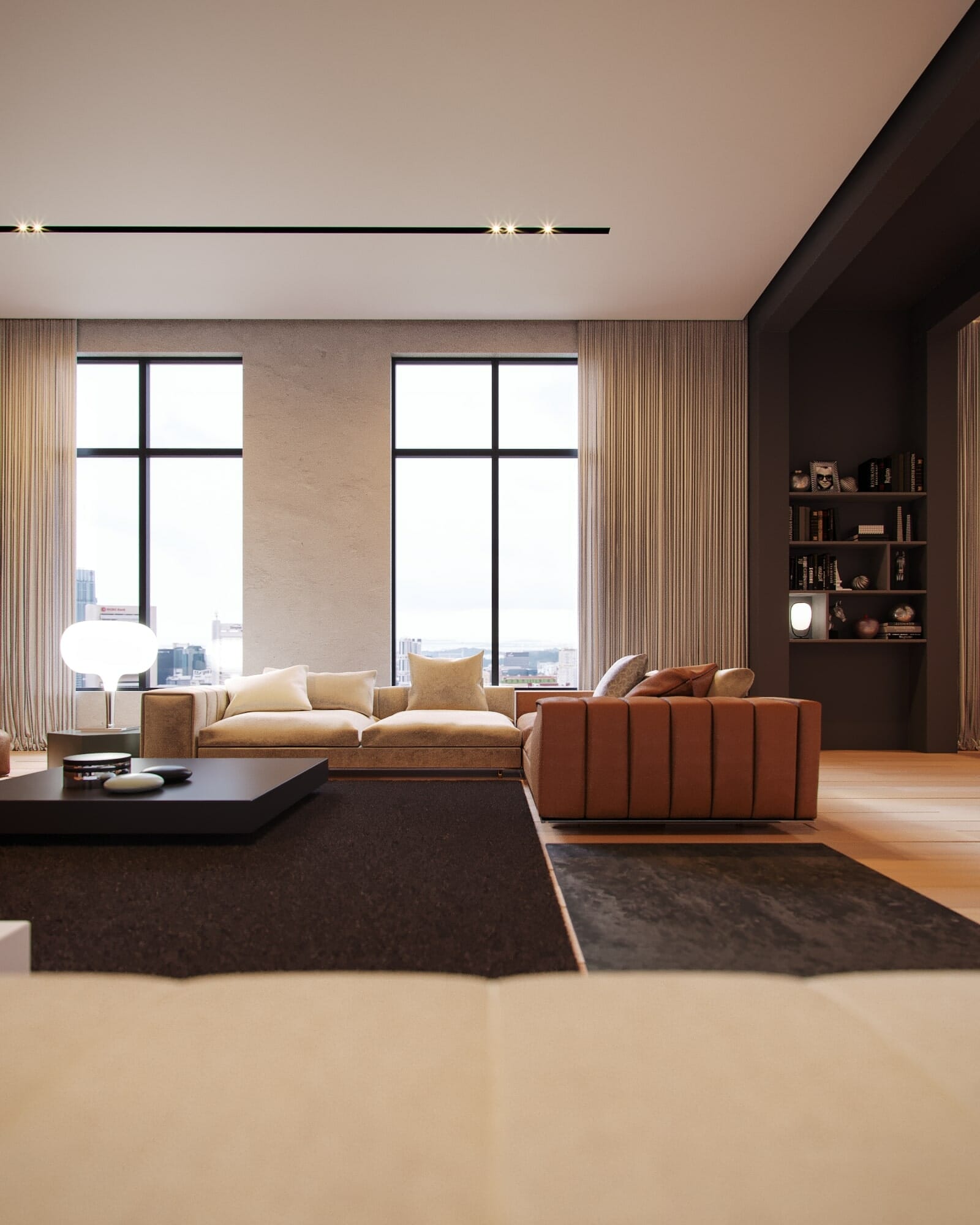 Skyscraper Master Bedroom V2 | Interior Designio