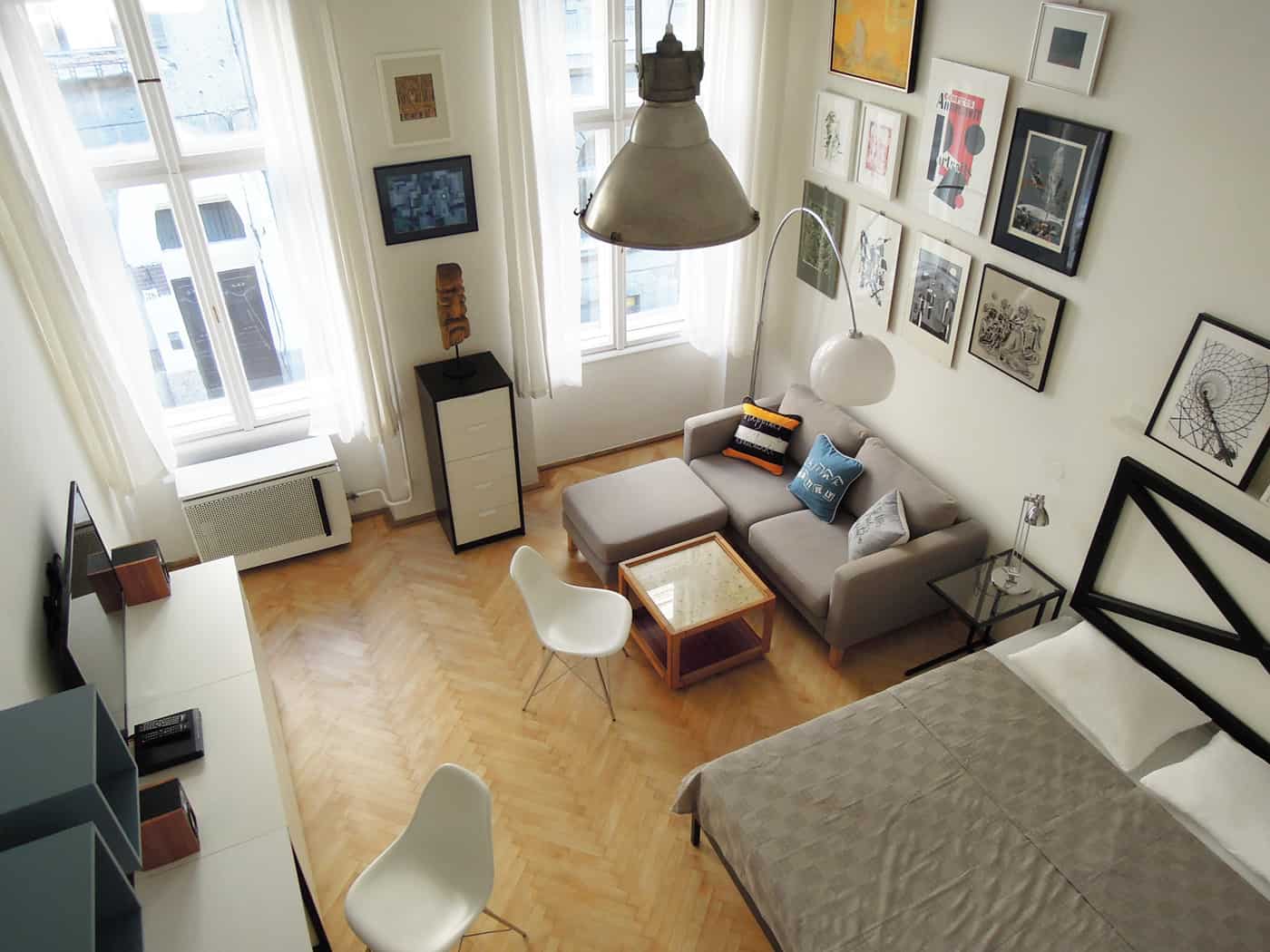 Studio apartment in Budapest | Interior Designio