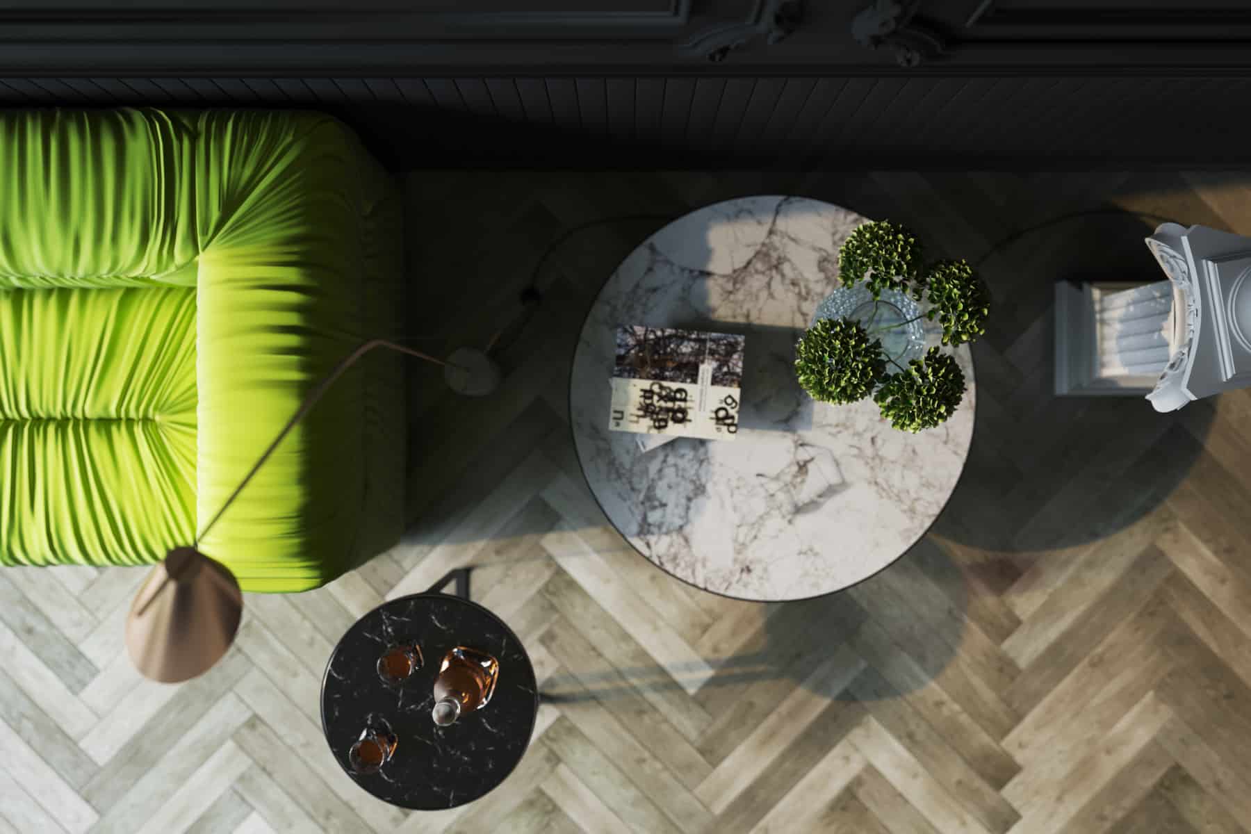 Modern interior with classical elements | Interior Designio