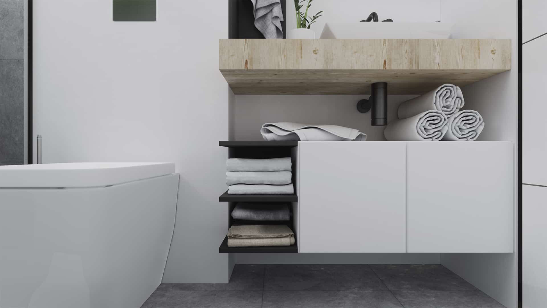 Compact Bathroom | Interior Designio