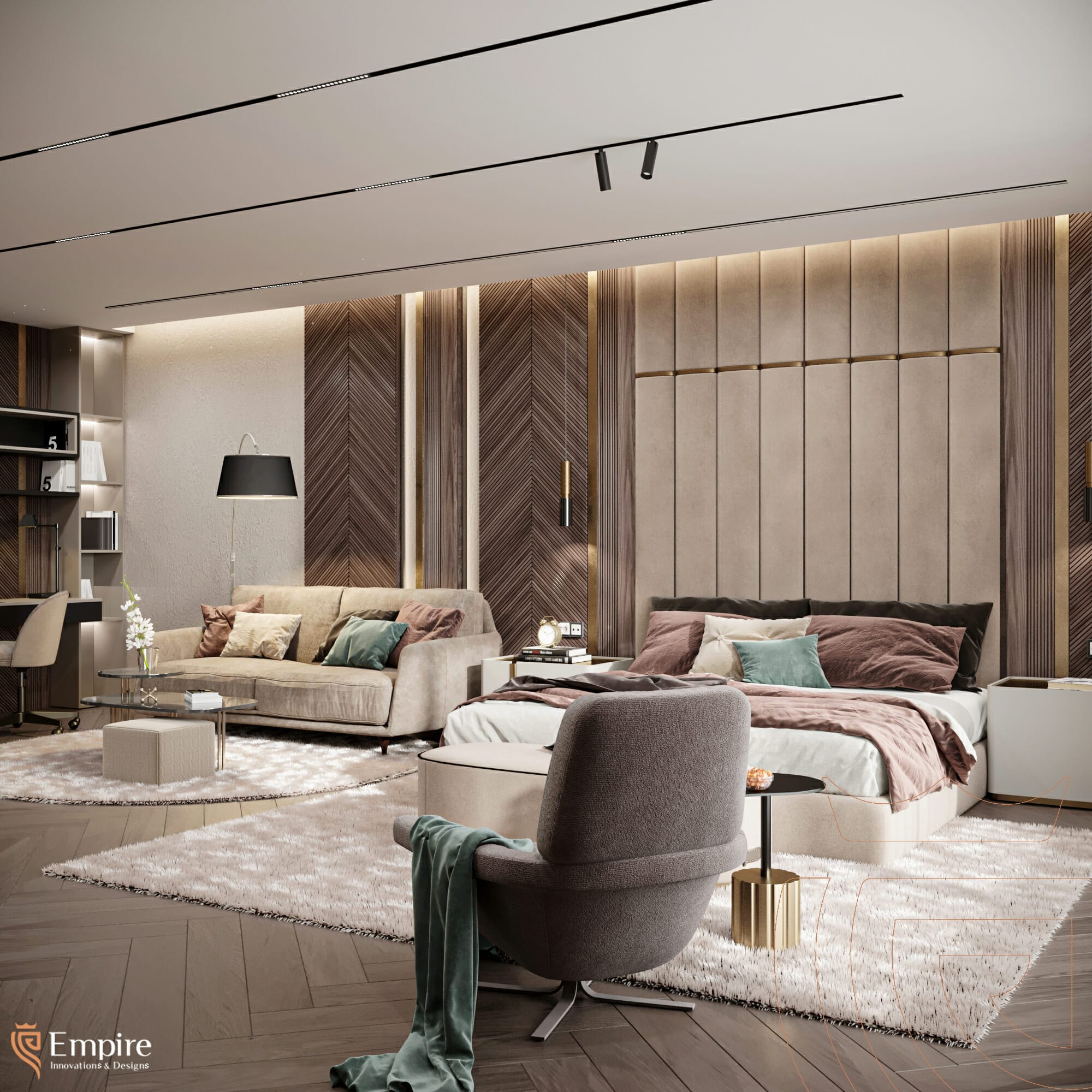 Luxury Master Suite | Interior Designio