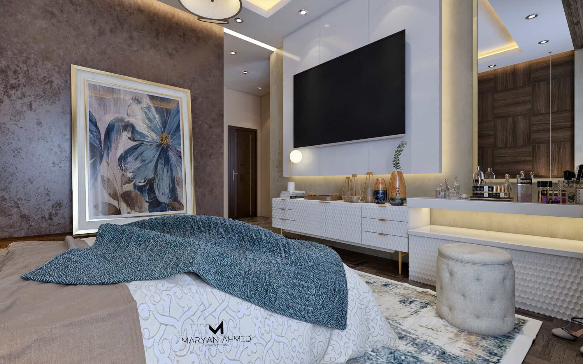 Modern Master Bedroom Design | Interior Designio
