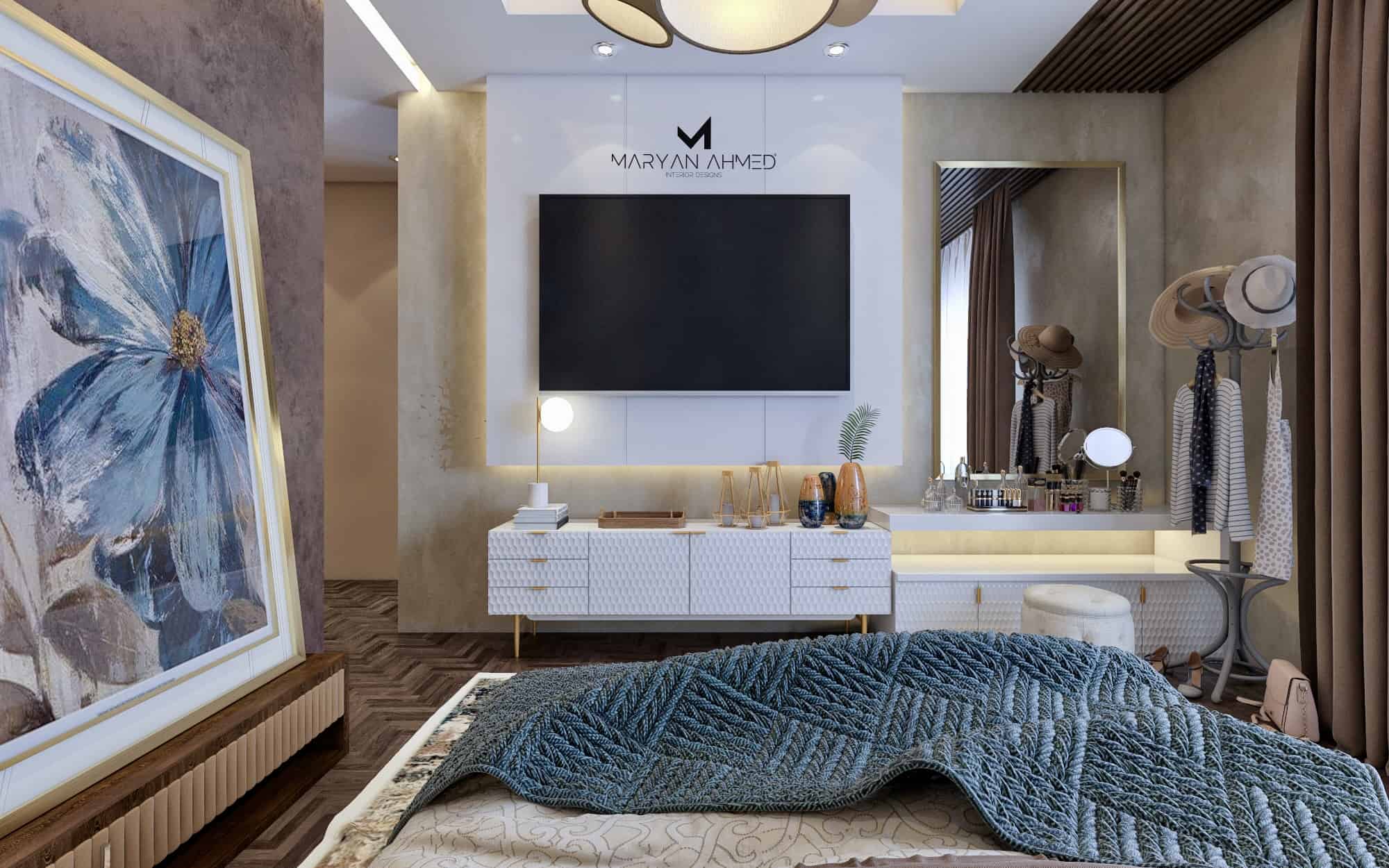 Modern Master Bedroom Design | Interior Designio