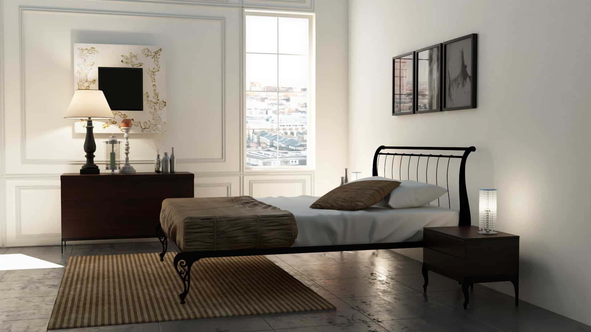 Classic Bed Room | Interior Designio