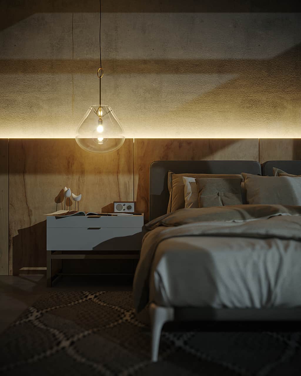 Interior Room - Nigh and Day mood | Interior Designio