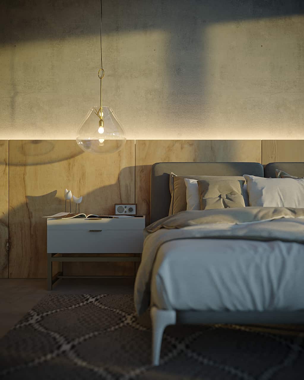 Interior Room - Nigh and Day mood | Interior Designio