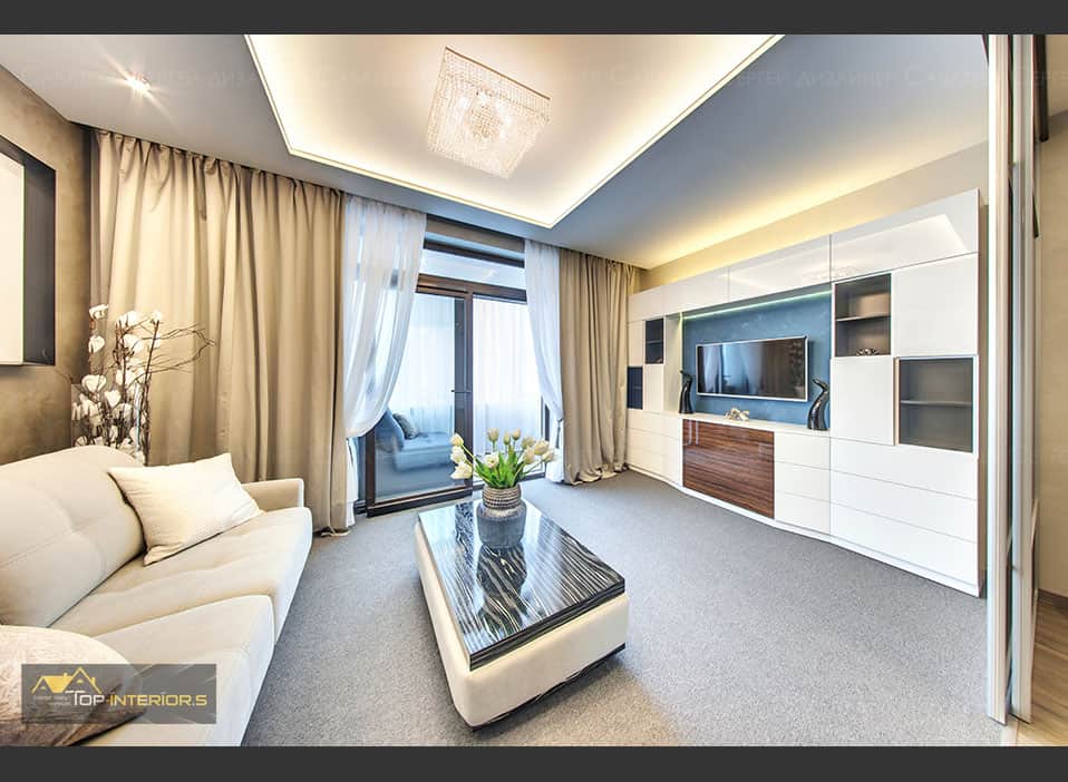 Luxury one-room appartment "Oasis" | Interior Designio