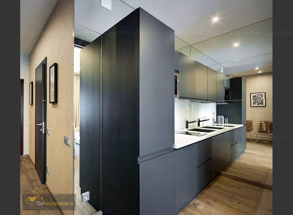 Luxury one-room appartment "Oasis" | Interior Designio