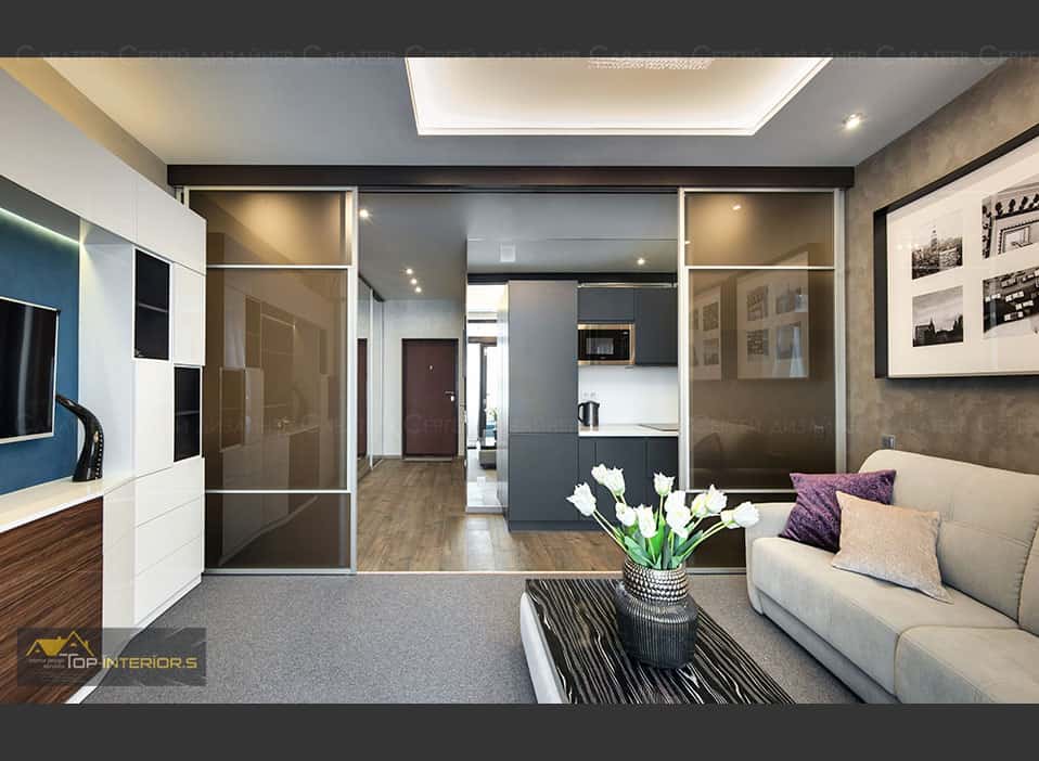 Luxury one-room appartment "Oasis" | Interior Designio