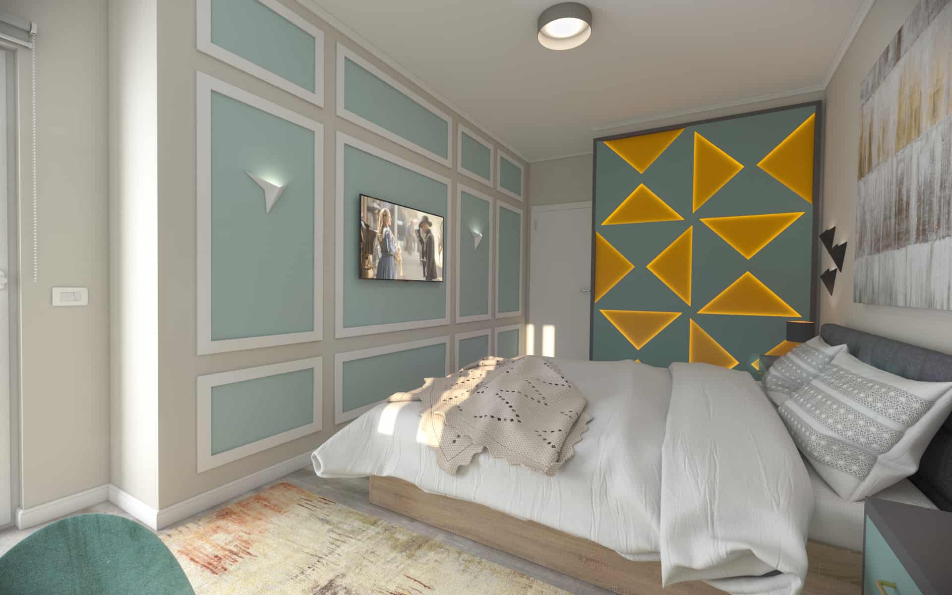 Master Bedroom - Contemporary Design Style | Interior Designio