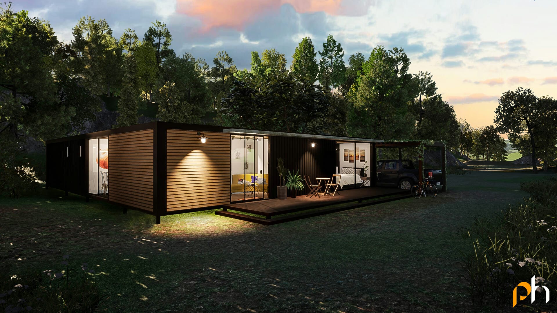 Container House | Interior Designio