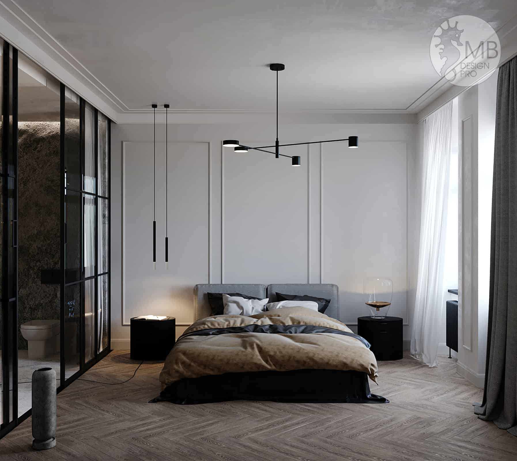 Stone veneer. Gray harmony. | Interior Designio