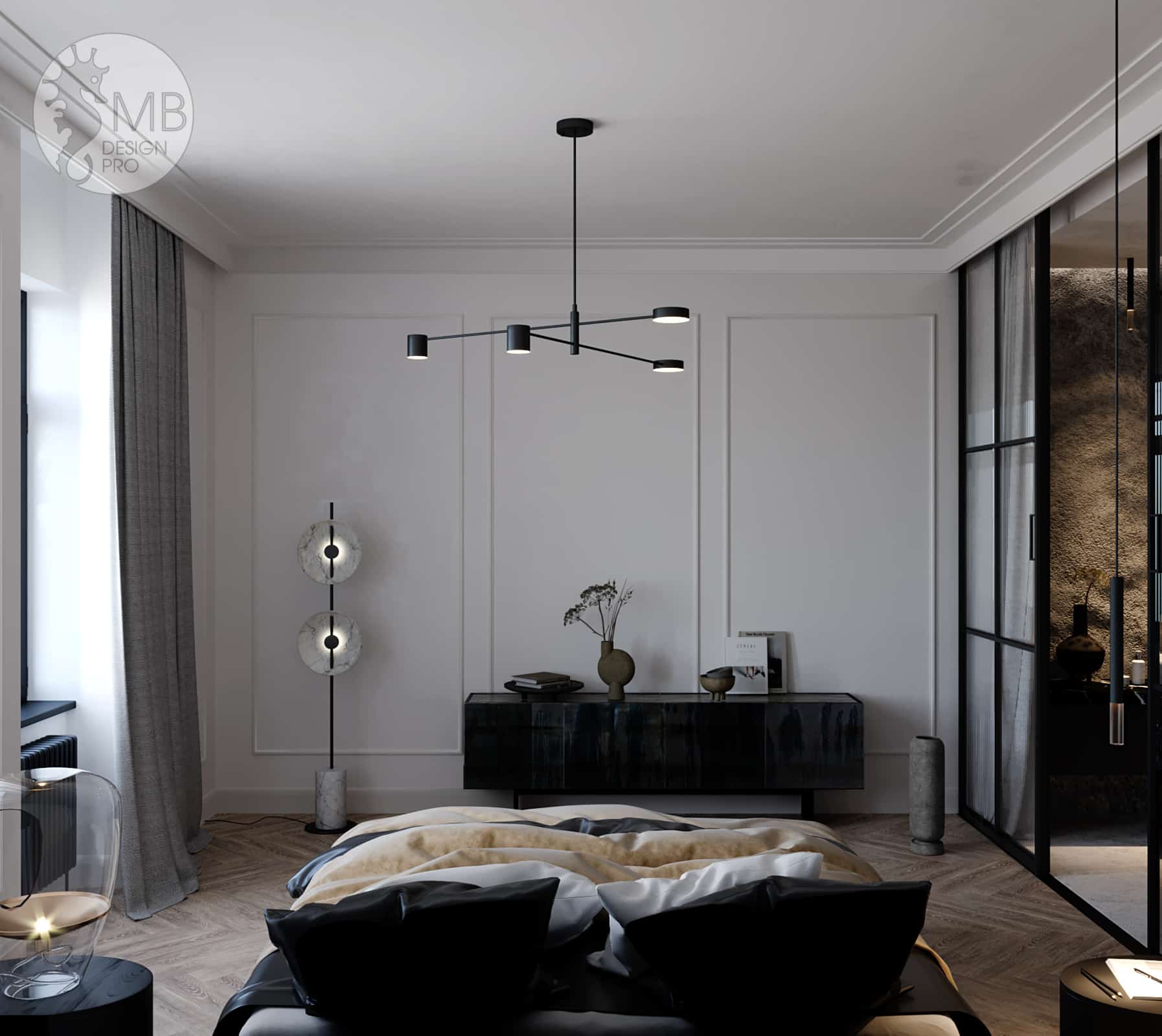 Stone veneer. Gray harmony. | Interior Designio